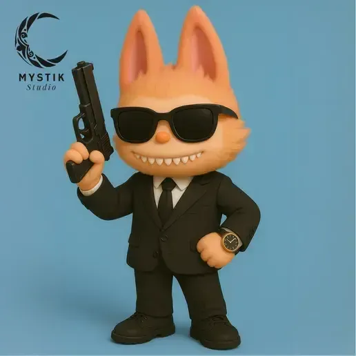 👾 12 Labubu 3D Figures - Collectible Pack for 3D Printing・ STL File for ...