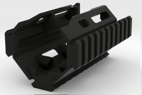 🔫 KWC/NE mini uzi tri-rail handguard gen 1 & 2・ STL File for 3D ...
