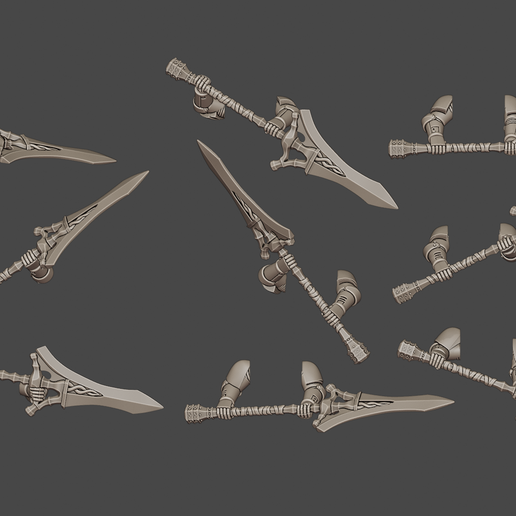 🗡️ Serpent Slayer Spear Sword・ 3D File for 3D printing・Cults