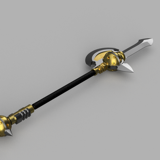 👼 Dark Angel Halberd・ STL File for 3D printing・Cults