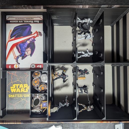 ⭐ Star Wars: Shatterpoint Unofficial Organizer・ 3D File for 3D printing ...