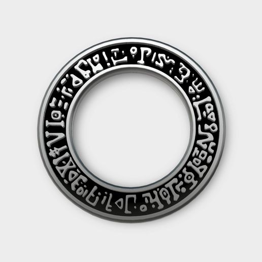 🪄 Dark Magician Magic Circle Ring - 3D Print Model Bundle・ OBJ File for ...