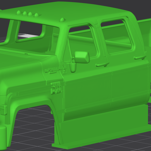 🚁 1978 Chevy Dually with 1978 C/50 Conversion RC BODY・ STL File for 3D ...