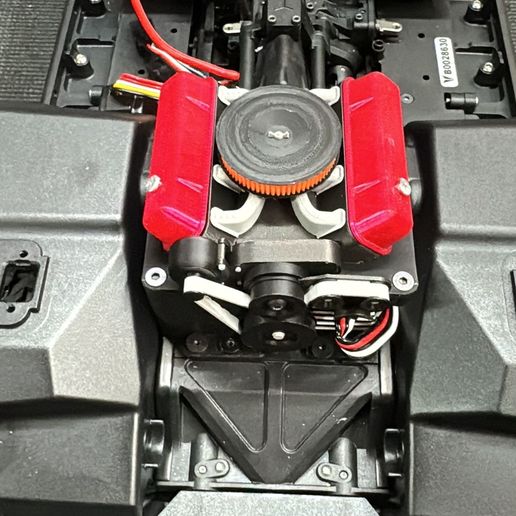 🏗 Vanquish VS4-10 Origin Classic - Elo-box-V8-engine-cover・ 3D File for ...