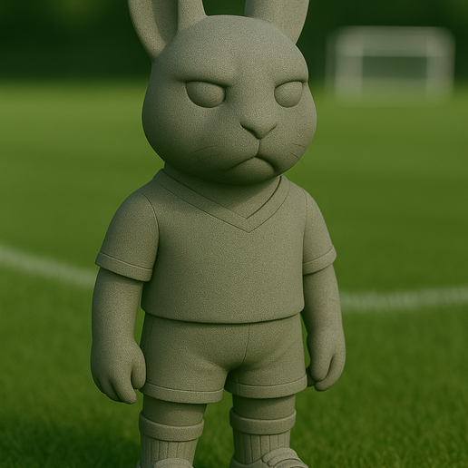 ⚽ soccer_rabbit_STL・ STL File for 3D printing・Cults