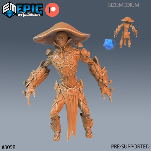 3D-Datei Mushroom Folk ‧ DnD Miniature ‧ Tabletop Miniatures ‧ Gaming ...
