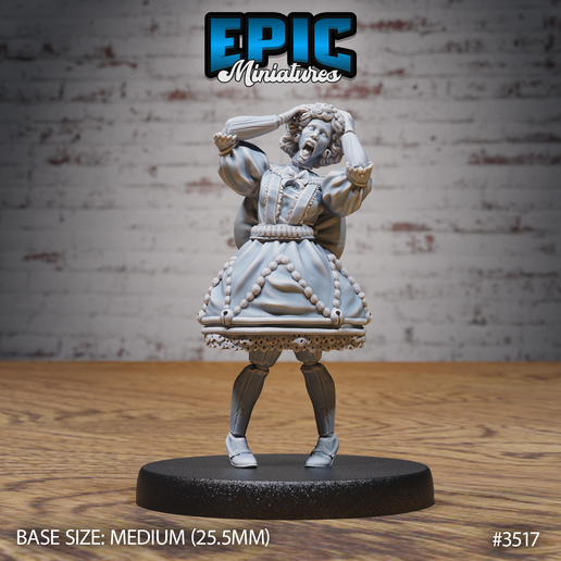 🎲 Living Doll Screaming ‧ DnD Miniature ‧ Tabletop Miniatures ‧ Gaming ...