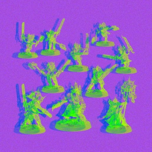 3D file ferocious fighters 🔨 ・3D print object to download・Cults