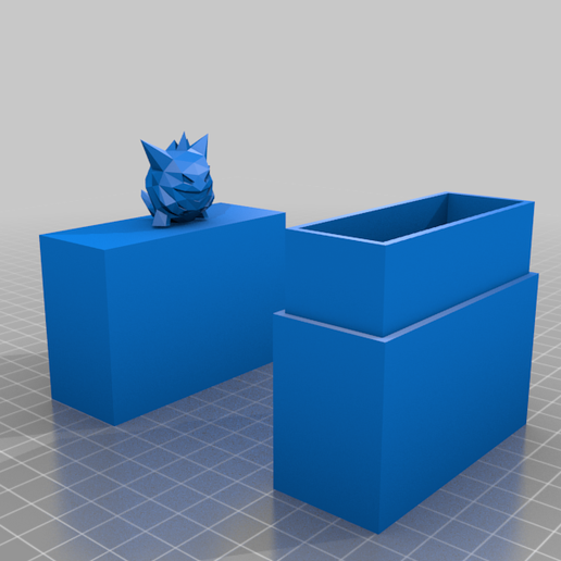 📦 Gengar deck box (for pokemon)・Free 3D File for ・Cults