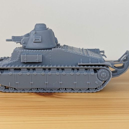 3D file Light Tank Renault D1 (France, WW2) 🪖 ・3D printable model to ...