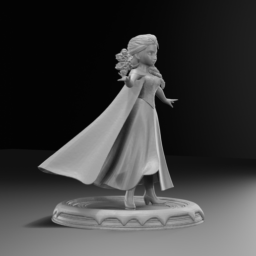 ️ Elsa & Olaf -- 3D Printable Fan Art Figure Set | Multi-Part Snow ...