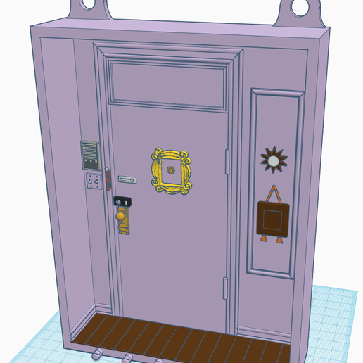 🚪 FRIENDS DOOR (Monica and Rachels apartment)・Free STL File for ・Cults