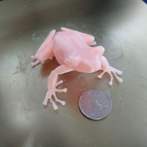 🌳 Green Tree Frog・Free STL File for 3D printing・Cults