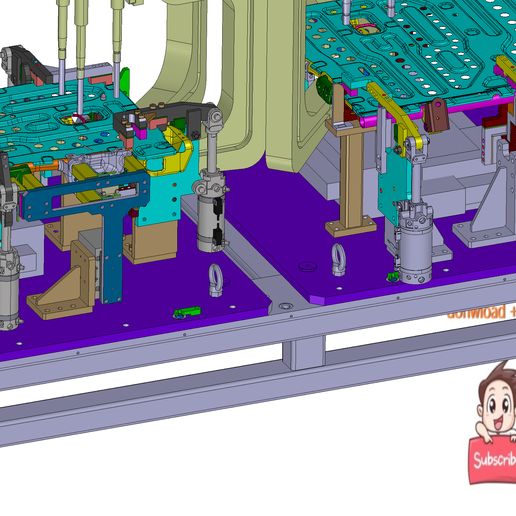 🧞‍♂️ industrial 3D model sheet metal punching machine・ 3D File for ・Cults