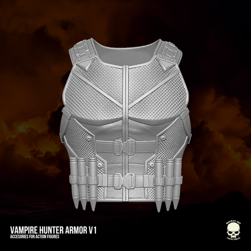 🧛 Vampire hunter Armor 3D printable files for action figures・ STL File ...