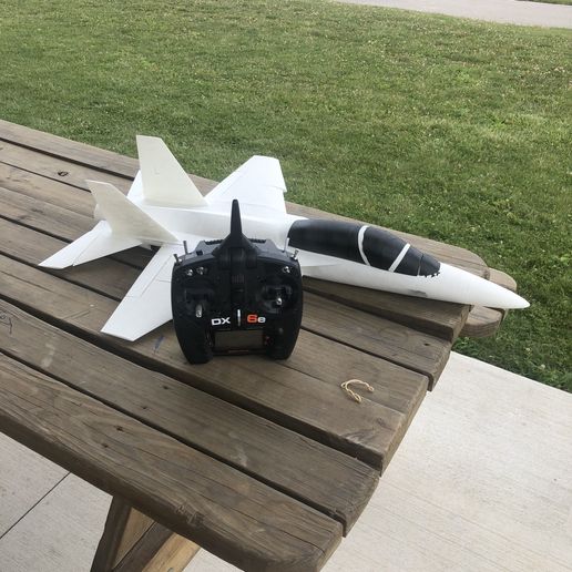3D printable T-7 50mm EDF jet (trainer) • made with Elegoo Neptune 3 ...