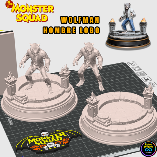👹 Wolfman (Wolfman) - The Monster Squad 3D figurine de collection ...