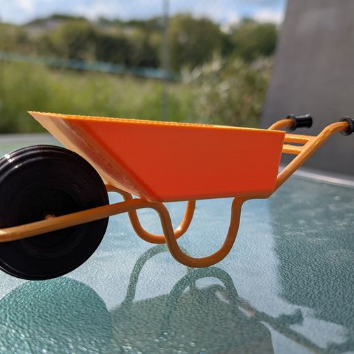 🪙 Wheelbarrow to assemble・ STL File for 3D printing・Cults
