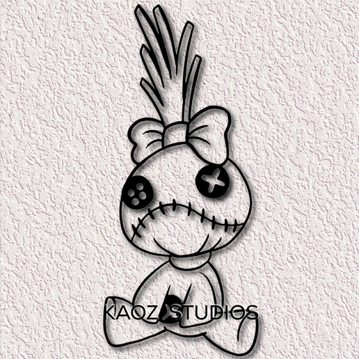 voodoo doll drawing