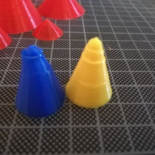 🎲 Stackable Cone Pieces・Free 3D File for ・Cults