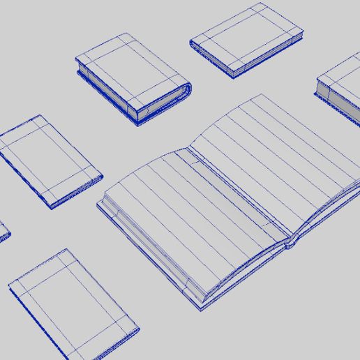 📚 Books and notebook・ STL File for 3D printing・Cults