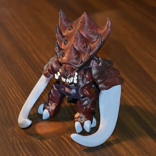 👹 Articulated Zerg Ultralisk・ STL File for 3D printing・Cults