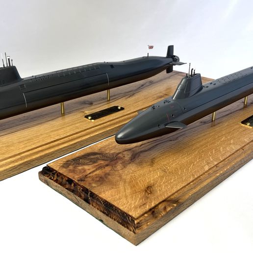 🛥️ Dreadnought Class Nuclear Submarine Model 1:350・ STL File for 3D ...