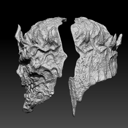 💀 Necro Lich Mask・ STL File for 3D printing・Cults