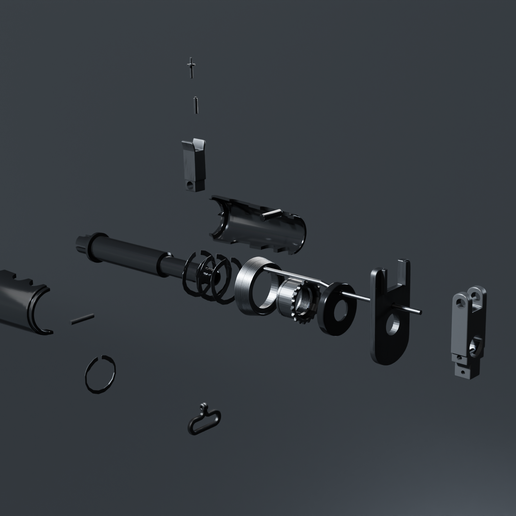 🔫 Colt DOE 9mm Airsoft M635 Upper Set・ STL File for 3D printing・Cults