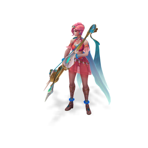 STL file Ocean Song Ashe League of Legends 3D print model 🌊 ・3D ...