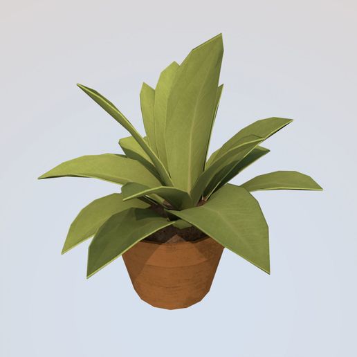 3D file Small potted plants 🤏 ・3D printer model to download・Cults