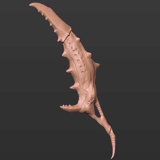 👹 Red Pincer - Monster Hunter・ STL ファイル（3Dプリント用）・Cults