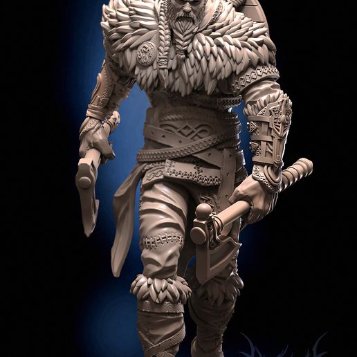 🐉 Eivor Fanart・ 3D File for ・Cults