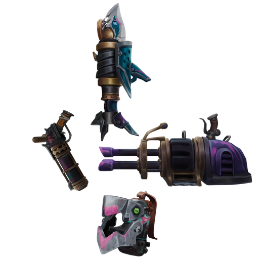 🔫 League Of Legends Arcane Jinx Guns And Mine Cosplay・ 3D File for ・Cults
