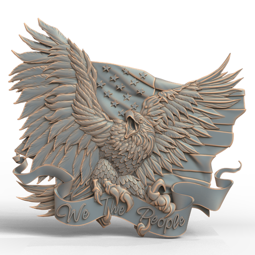 📁 3D Model STL File for CNC Router Laser & 3D Printer 2923. AMERICAN ...