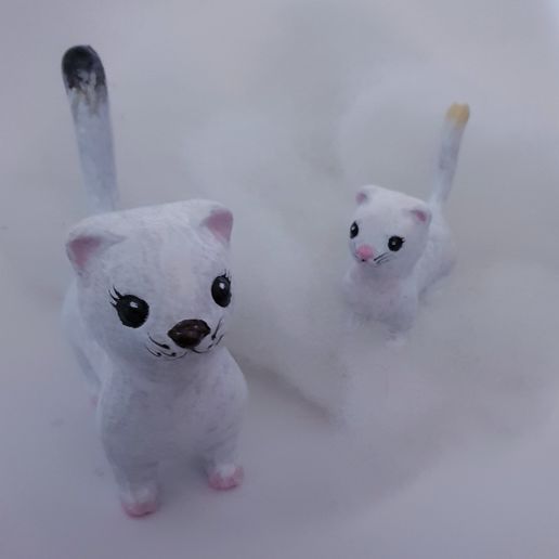 3D print Snow-White Weasel • made with Voxelab Aquila・Cults