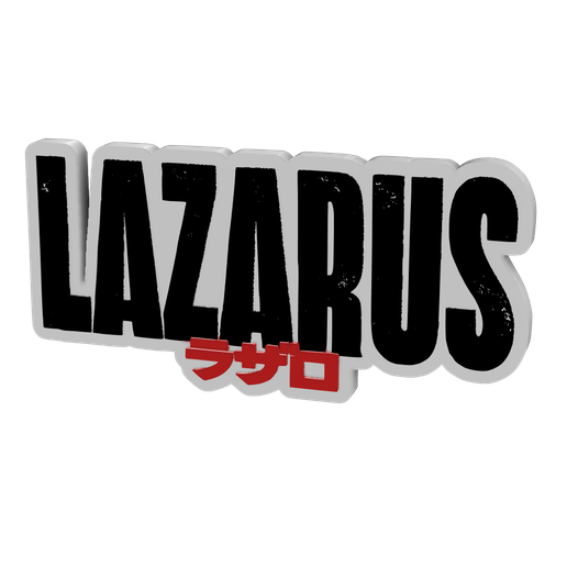 👾 3D MULTICOLOR LOGO/SIGN - Lazarus・ STL File for 3D printing・Cults