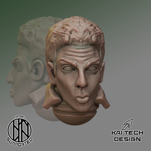🛰 Zoolander marine head・ 3D File for 3D printing・Cults
