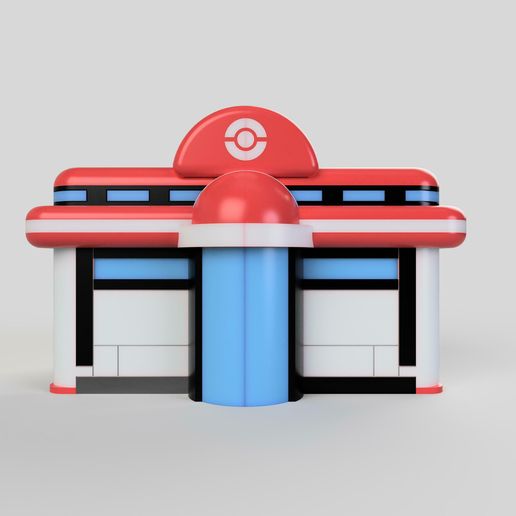 🐉 POKEMON CENTER / POKECENTER DOCK FOR NINTENDO SWITCH・ STL File for ・Cults