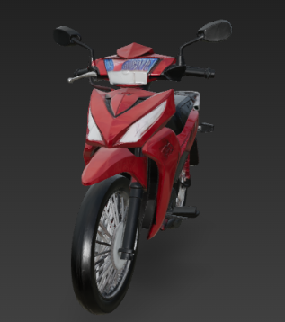 🏍️ Motorcycle H Wave 110s・ STL File for 3D printing・Cults