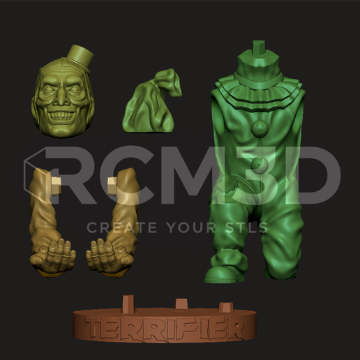 🕹️ Terrifier joystick holder・ STL File for 3D printing・Cults