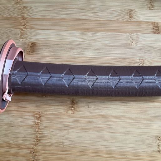 🔌 Folding Collapsing Katana (+ trigger/lock and handle plug)・Free STL ...