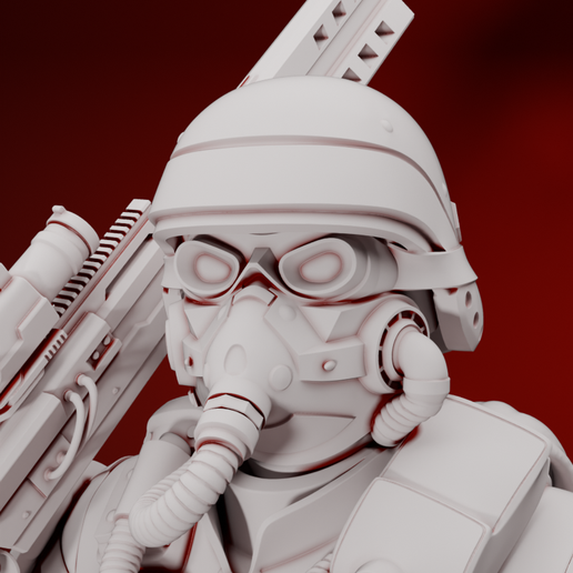 🪖HELLDIVER SOLDIER AC-1 | HELLDIVERS 2 | 3D PRINTABLE FIGURINE・ 3D File ...