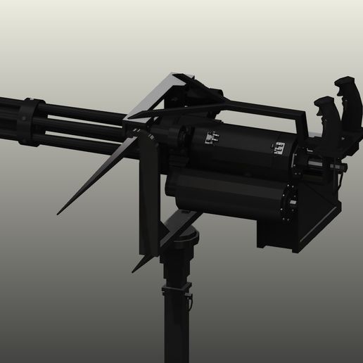 🔫 MINIGUN M-134・ STL File for 3D printing・Cults