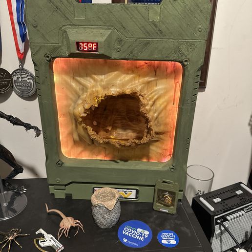 3D printable Stasis Container for Facehuggers from the movie "Alien ...