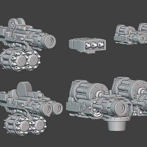 🐦 RG Eclipse Missile Launchers・Free 3D File for 3D printing・Cults