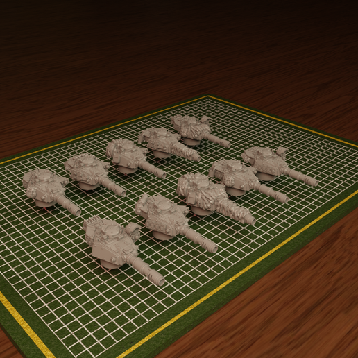 🪖 Tiny Gen1 MBT turret Stowage Pack・ 3D File for 3D printing・Cults