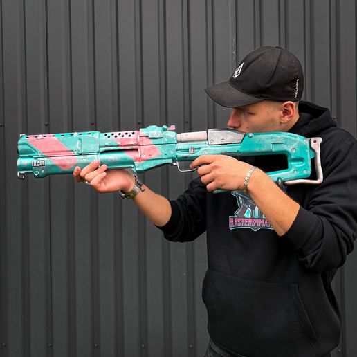 Archivo 3D Cyberpunk 2077 Réplica de la escopeta de Rebecca Prop Weapon ...