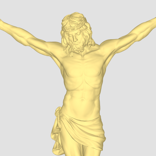️ Jesus Christ Crucifix 3D Model for Printing・ STL File for 3D printing ...