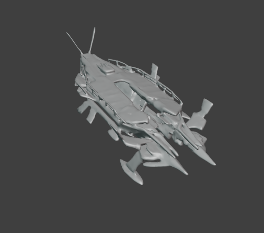 🎮 Unassembled Tek Hover Skiff ark・ STL File for 3D printing・Cults